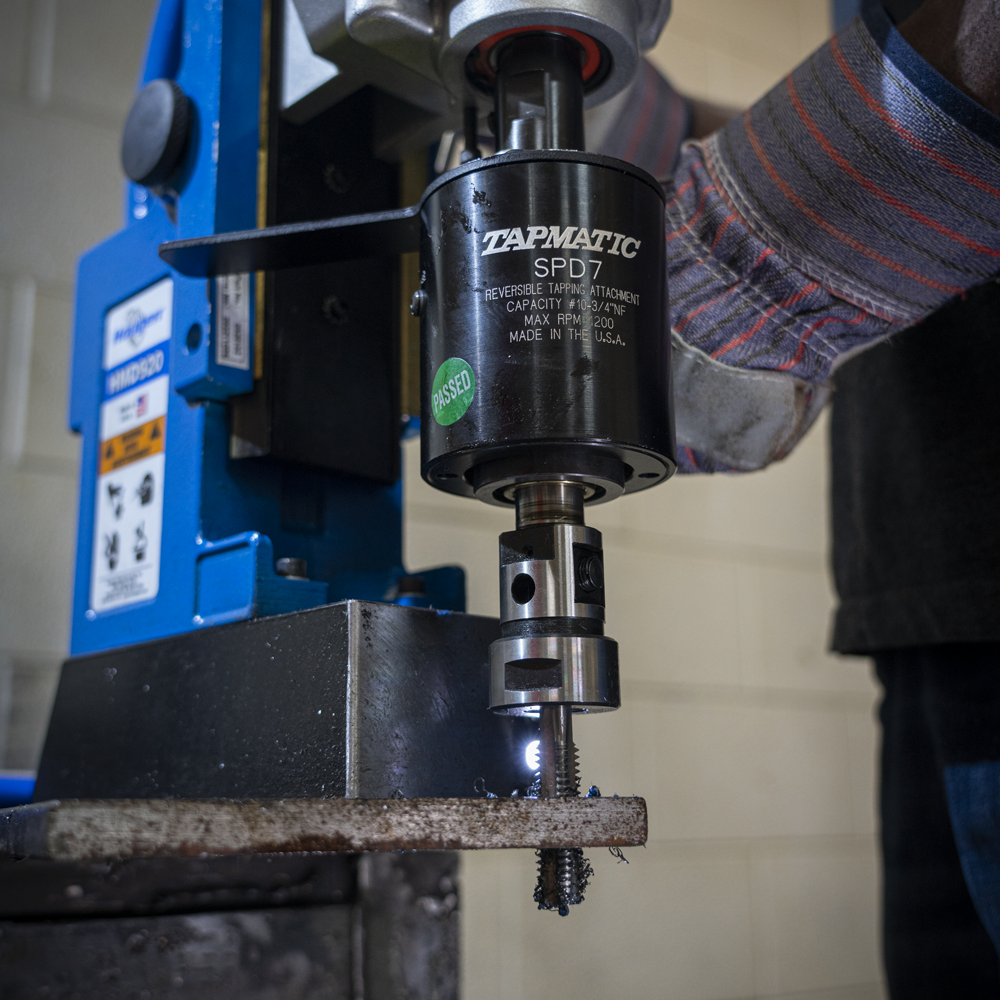 TAPPING HOLES WITH A MAG DRILL | HOUGEN